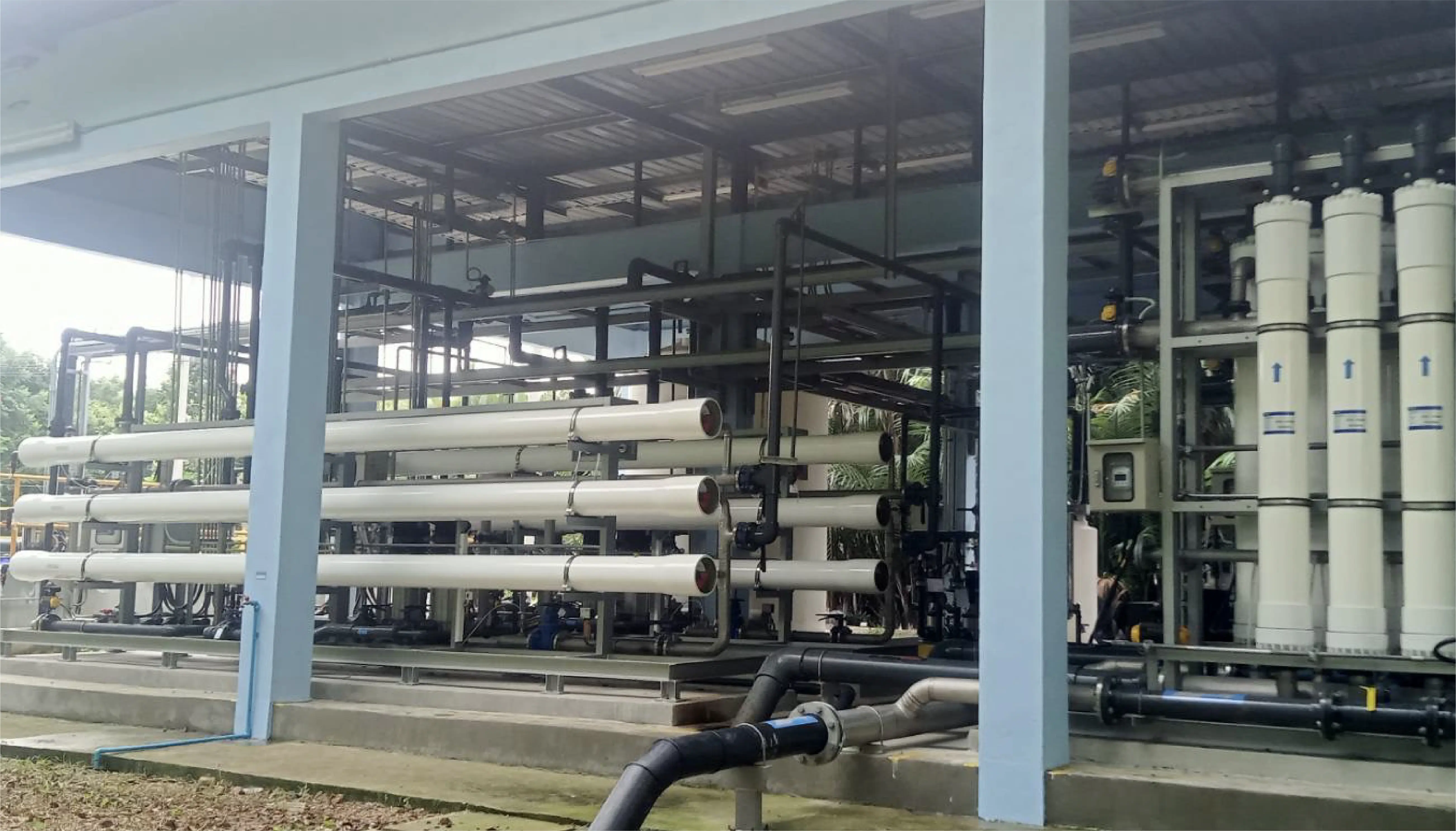 High quality water production system project industrial park Sahapat ...