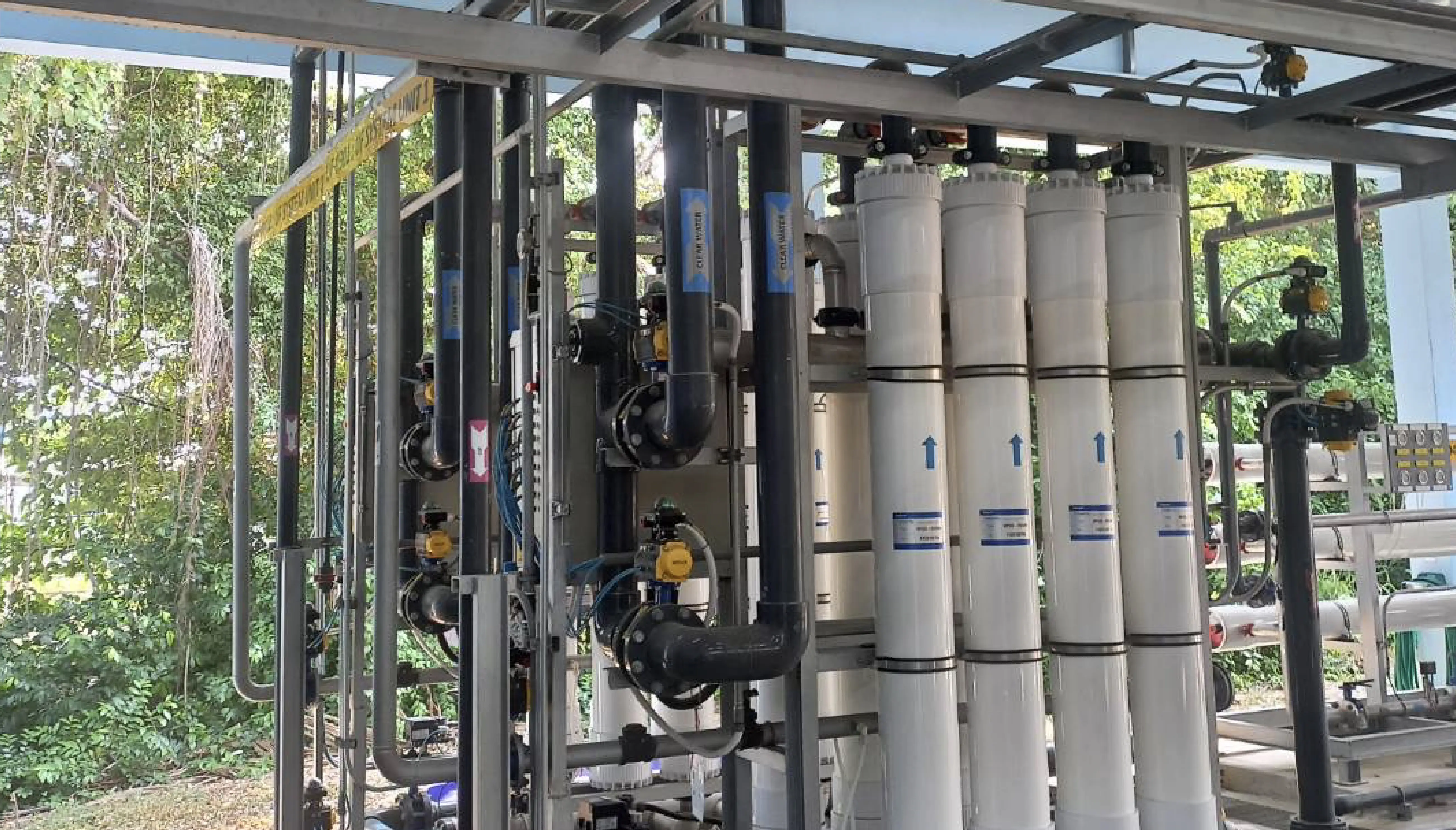 High quality water production system project industrial park Sahapat ...