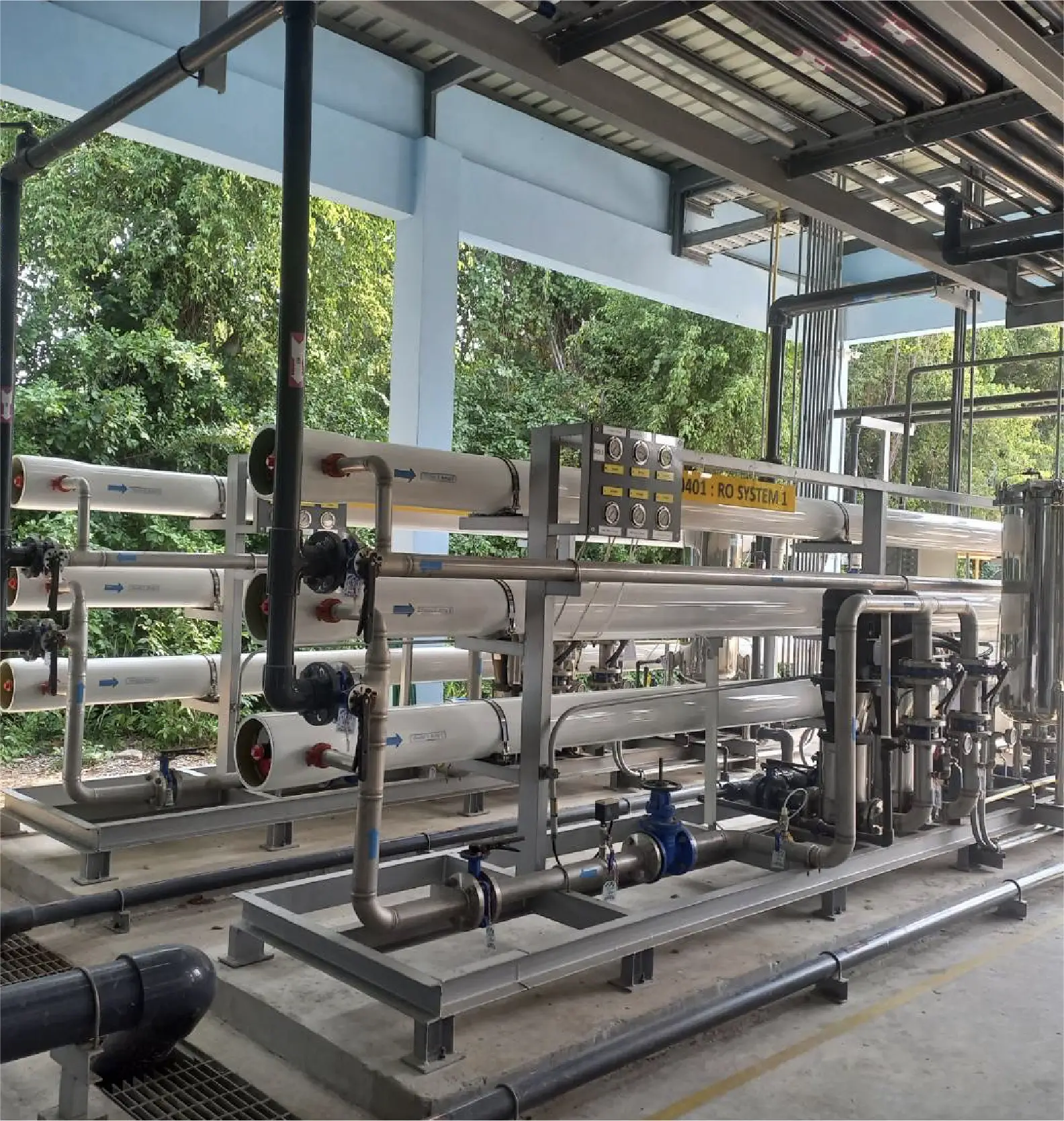 High quality water production system project industrial park Sahapat ...